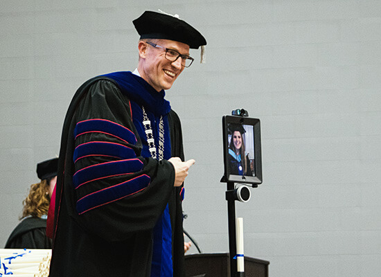 Go West, Go Robot: Technology Allows Housebound UWG Grad to Attend ...